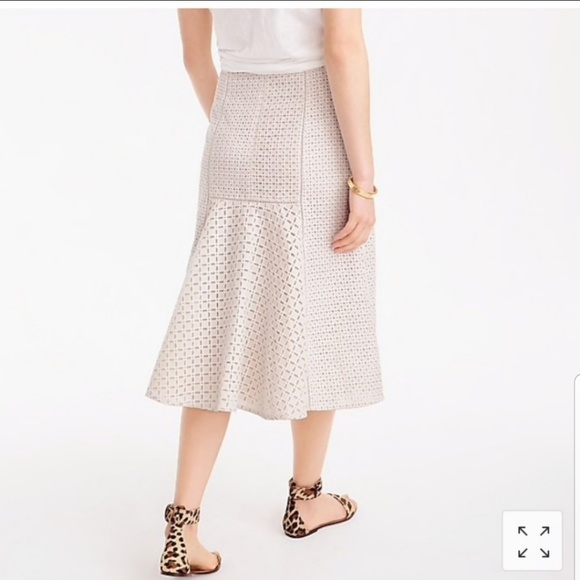 J. Crew | Skirts | Jcrew Eyelet Pinwheel Skater Skirt | Poshmark
